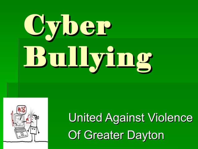 Cyber bullying powerpoint | PPT