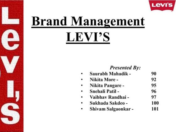 Levi's Marketing Plan | PDF | Apparel Industry | Industries