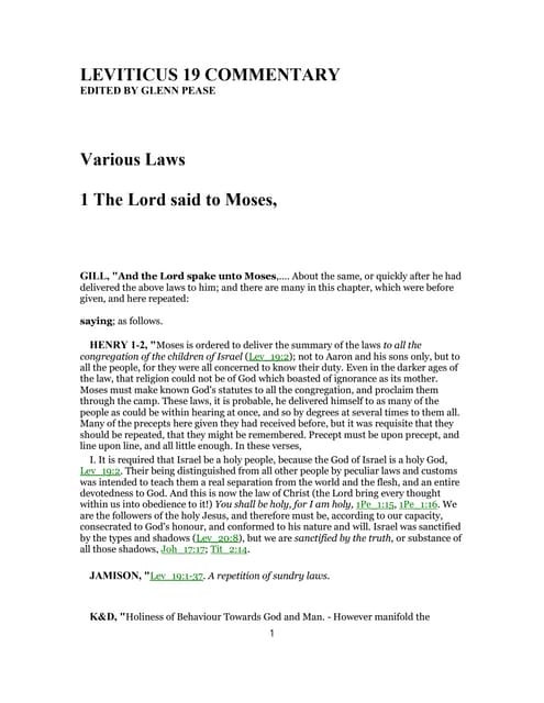 An Overview of Leviticus | PPTX