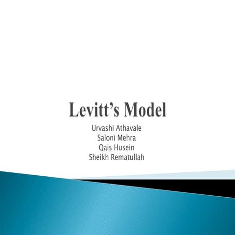 Levitt's Model - Lenovo Computers | PPT