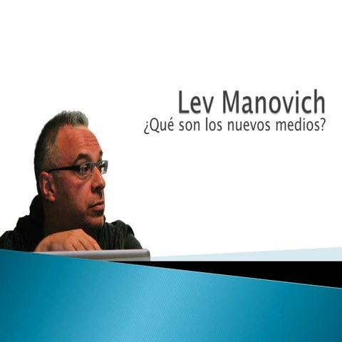 El Lenguaje de los nuevos Medios de comunicacion. Lev Manovich ...