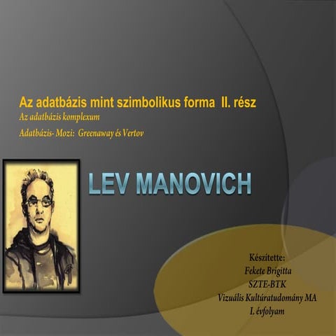 Lev manovich | PPTX