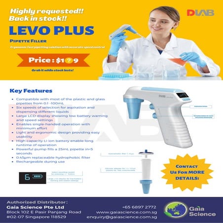 Levo Plus Pipette Filler | PDF
