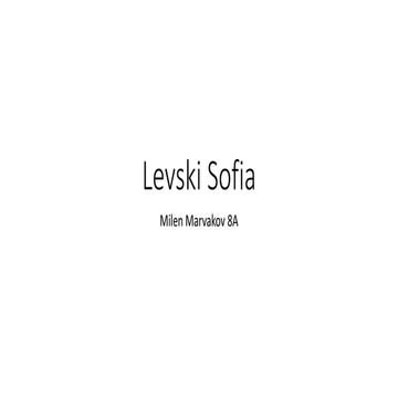 Levski.pptxsdelmddl skeppslsmfodpwlwkdodpw | PPT