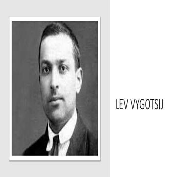 Lev vygotsij | PPTX