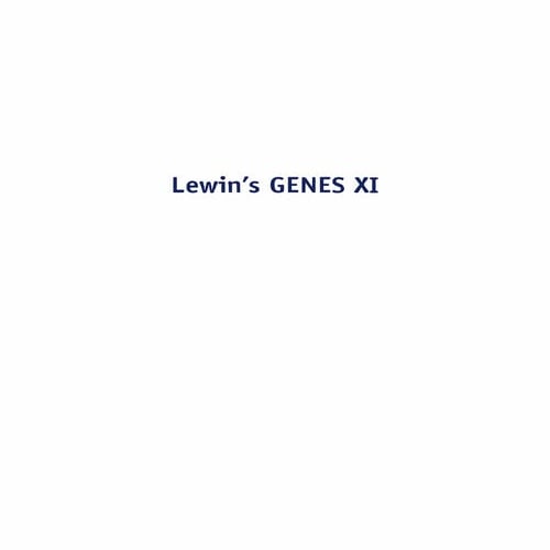Lewins genes xi [pdf][tahir99] vrg | PDF