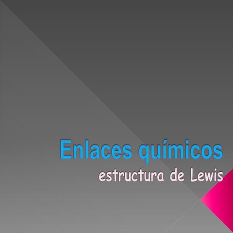 Clase química I estructura de Lewis | PPTX