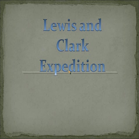 Lewis and clark 2 | PPT