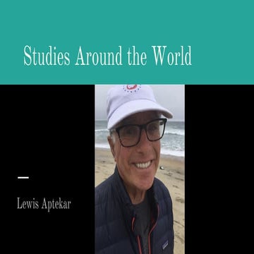 Lewis aptekar Studies around the world | PDF | Education