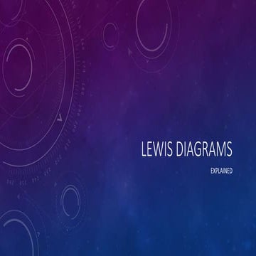 Lewis diagrams lesson | PPTX