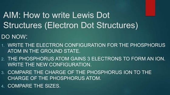 Electron configuration | PPT | Chemistry | Science