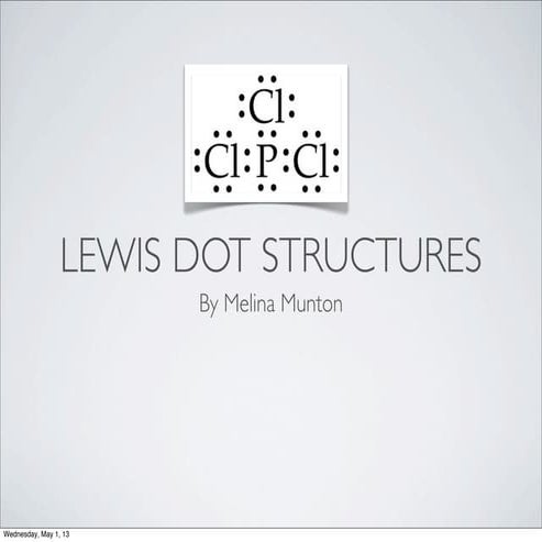 Lewis dot structures | PDF