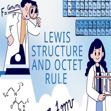 LEWIS, OCTET, IONIC AND COVALENT BOND.pptx