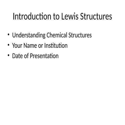 Lewis_Structure_Presentation with pic and vid | PPT