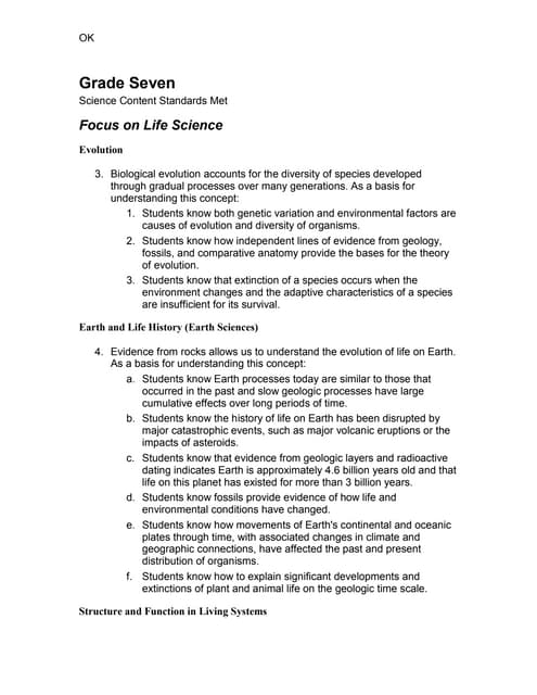 7th grade Life Science | PPTX