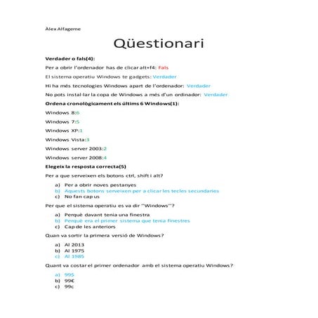 àLex alfageme questionari | DOCX