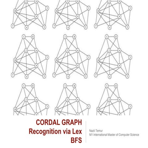 LEXBFS on Chordal Graphs with more Example | PPTX