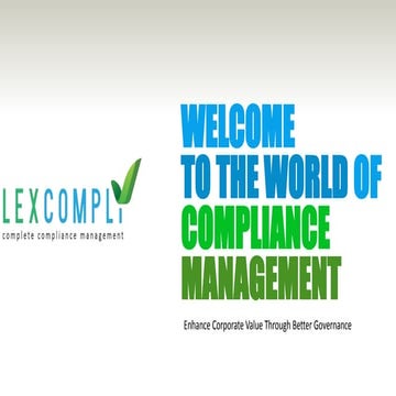 Compliance Management Software | PPTX