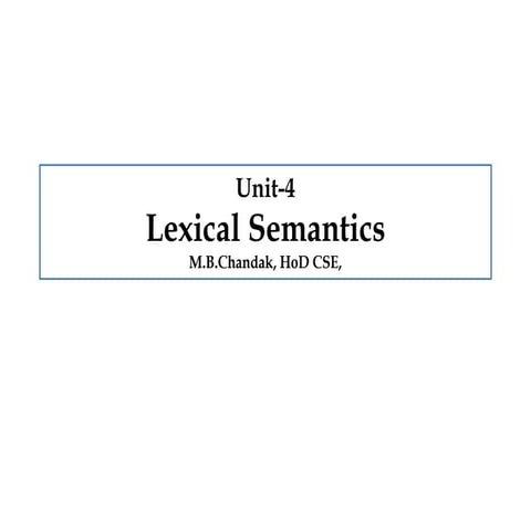 Lexical-Semantics-NLP.pptx bbbbbbbbbbbbbbb | PPT