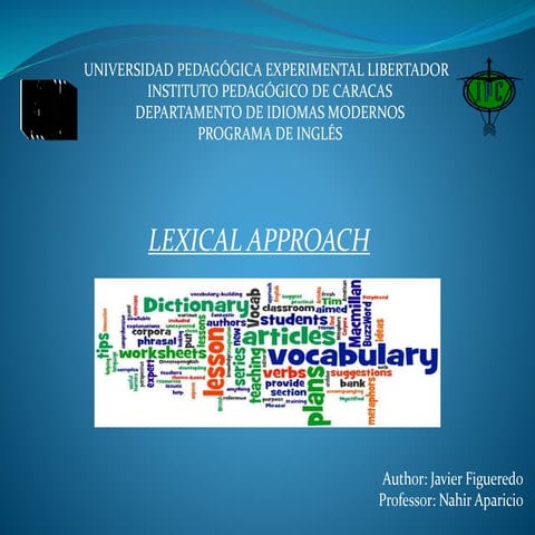 Lexical Approach | PPT