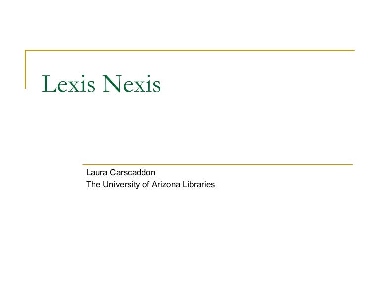 Lexis Nexis