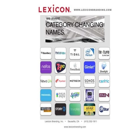 Lexicon Branding Work | PPTX
