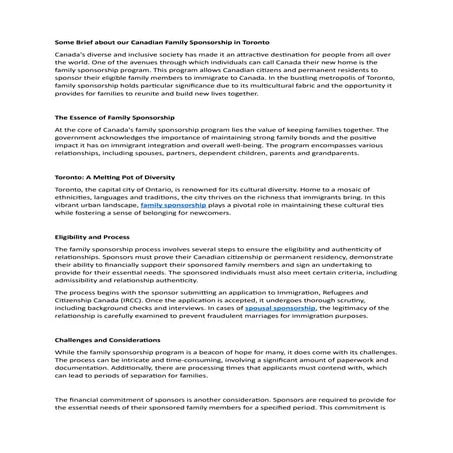 Canadian Family Sponsorship in Toronto.docx