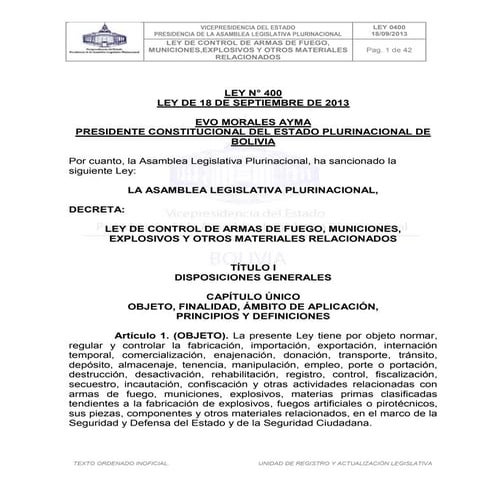 Ley 400 | infocuria | DOC