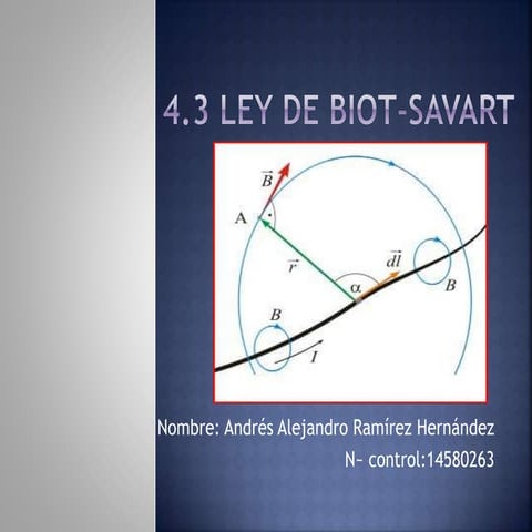 Ley de-biot-savart-electromagnetismo | PPTX