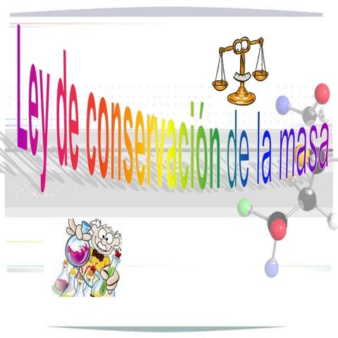 Ley de conservación de la masa | PPT