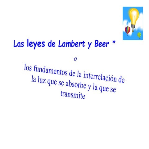 Ley de Lambert Beer.pptx