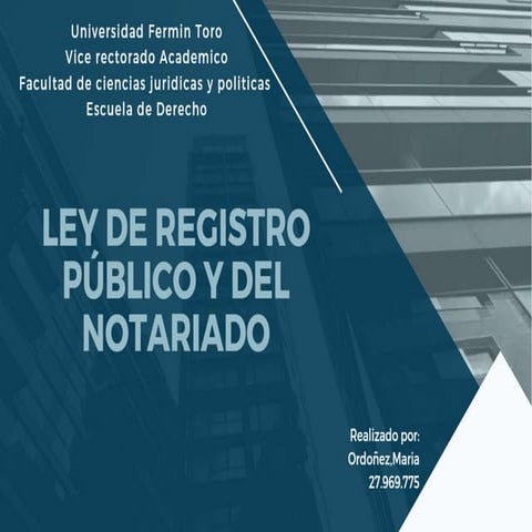 Registro publico y del notariado. | PPTX
