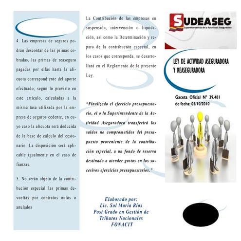 Ley de seguros y reaseguros | PDF
