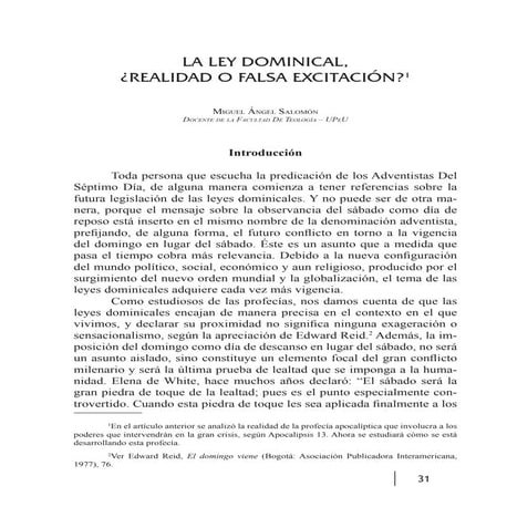 Ley dominical | PDF
