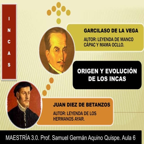 Leyendas del origen de los incas | PPTX