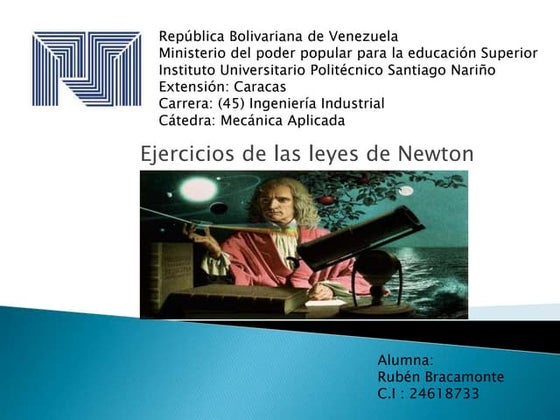 Presentación Leyes de Newton | PPT