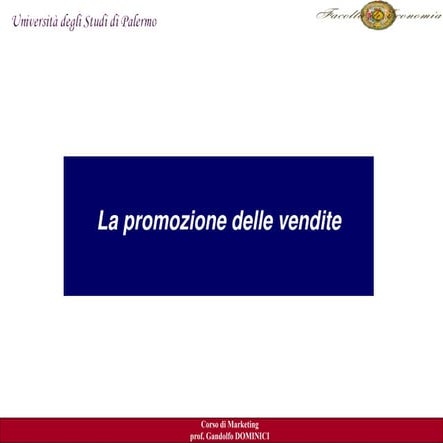 Lez22 Promozione Vendite Dirette | PDF