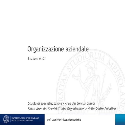 Lezione 01 | PPT