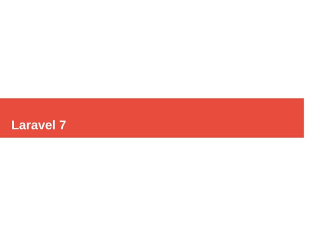 Laravel Framework Php Ppt