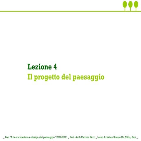 Lezione 4 | PPT