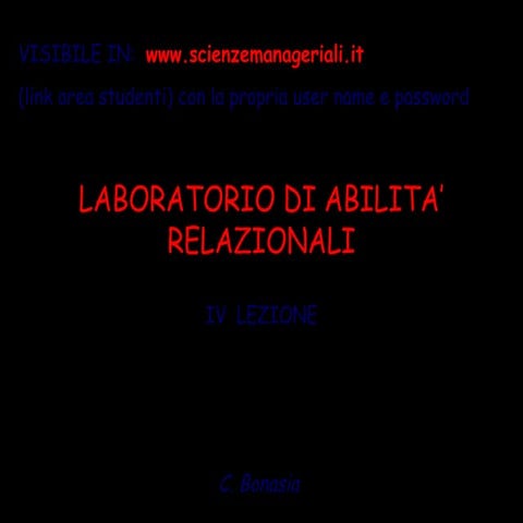 Lezione 4 comunicazione | PPT