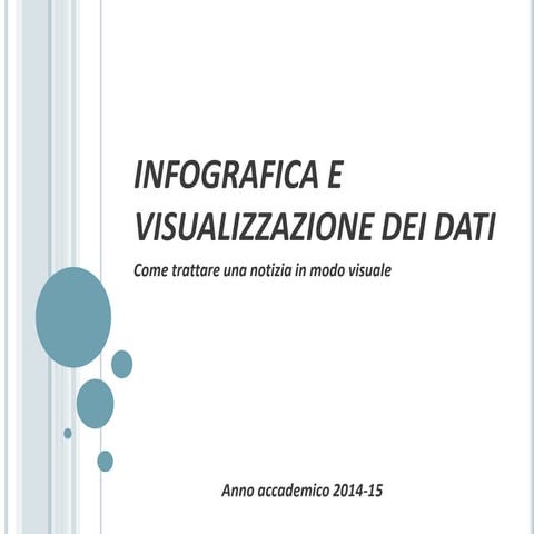 Data visualization e infografiche | PPTX
