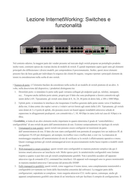 Lezione InternetWorking: il Router | PDF | Computer Networking | Computing