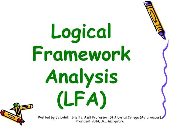 Logical framework approach | PDF