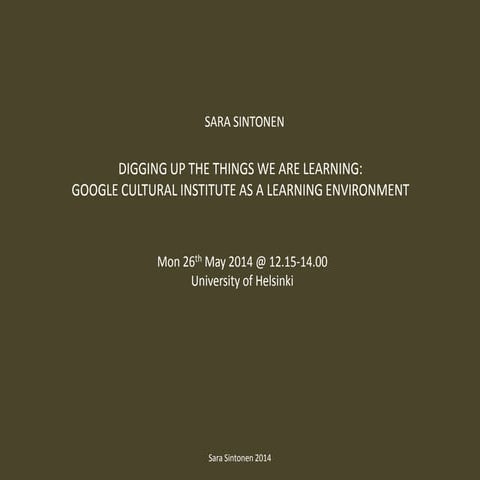 Knowledge Diggers | PPTX | Education