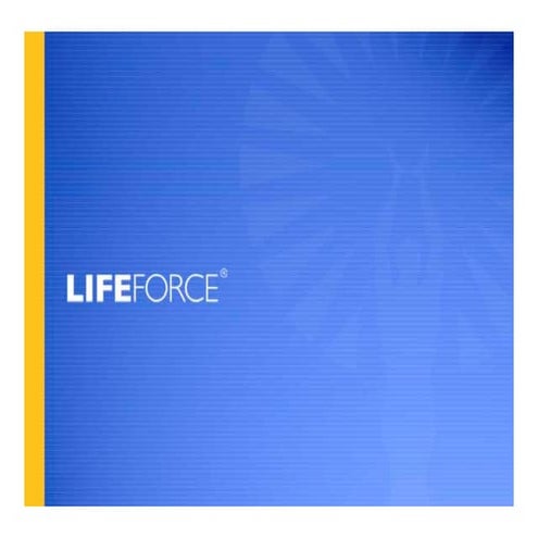 Life Force Opportunity Presentation Body Balance | PDF