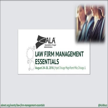 ALA Law Firm Management Essentials | PDF