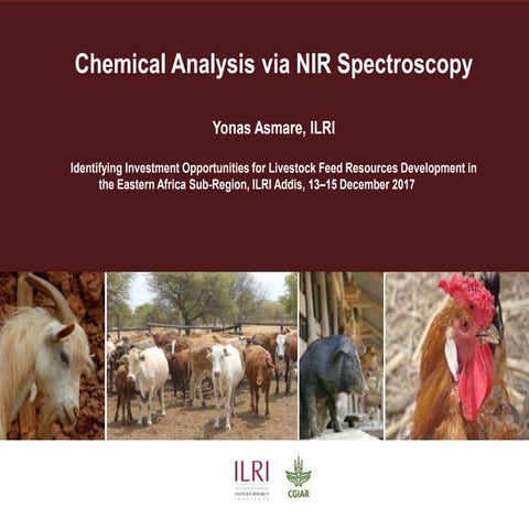Chemical analysis via NIR spectroscopy | PPTX