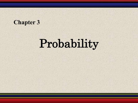 Probability 10th class | PPT | Physics | Science