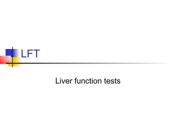 Liver function test | PPT